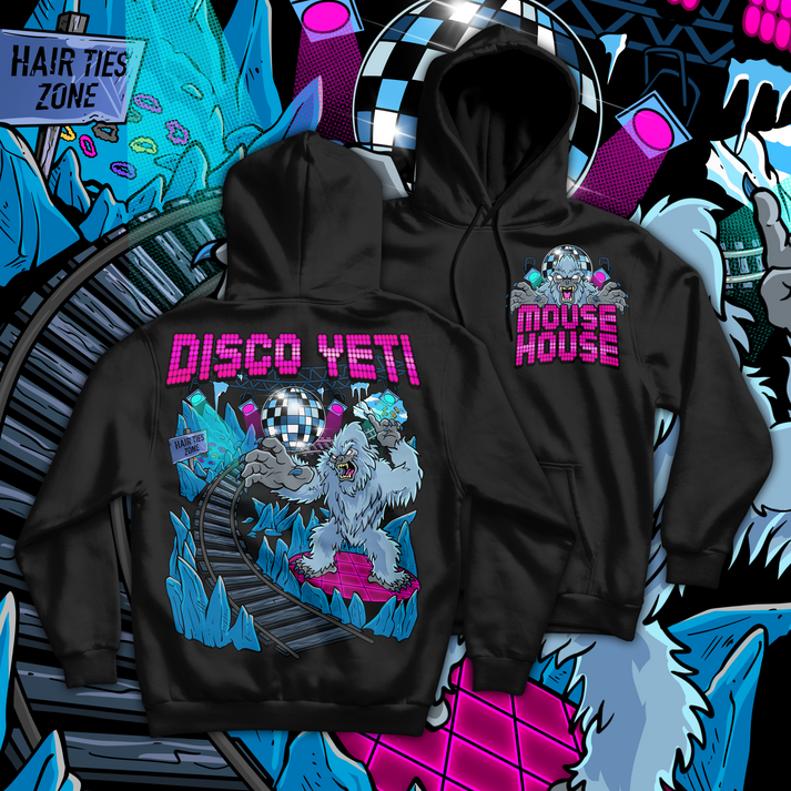 Disco Yeti Hoodie – Mouse House Clothing