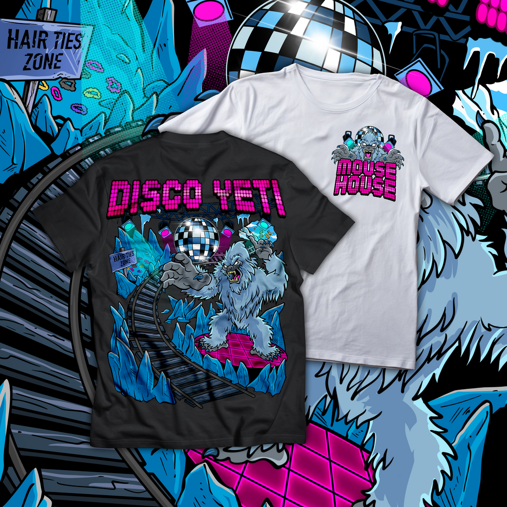 Disco Yeti Tee – Mouse House Clothing